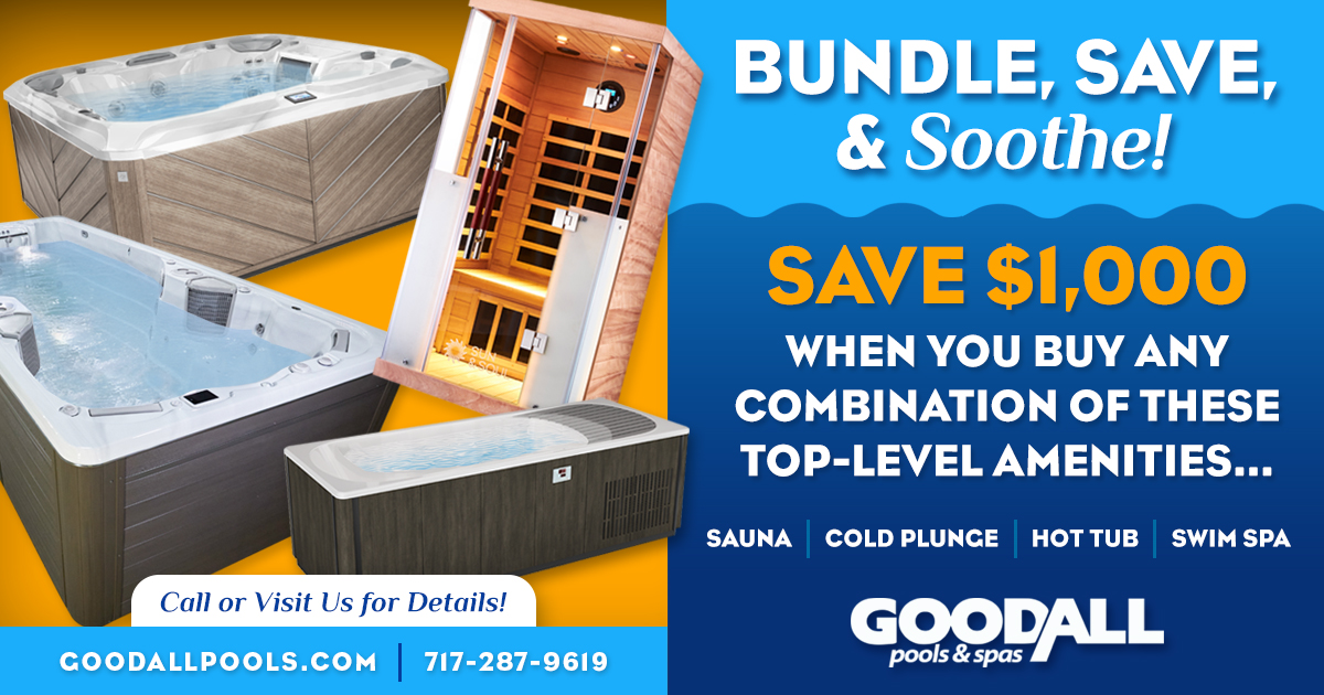 Bundle, Save & Soothe – $1,000 Off Top Wellness Essentials. - Goodall Pools & Spas